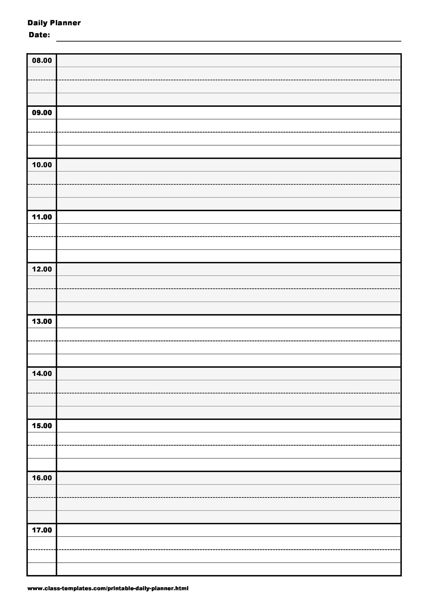 15 Minute Appointment Template