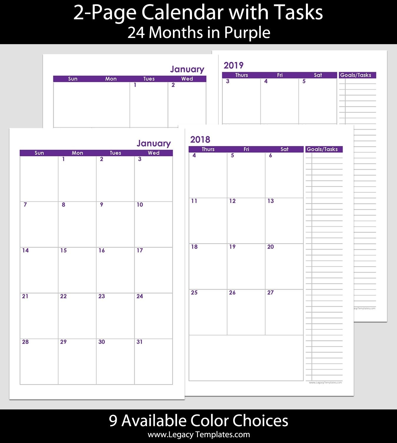 Free 5X8 Weekly Planner Printables Best Calendar Example