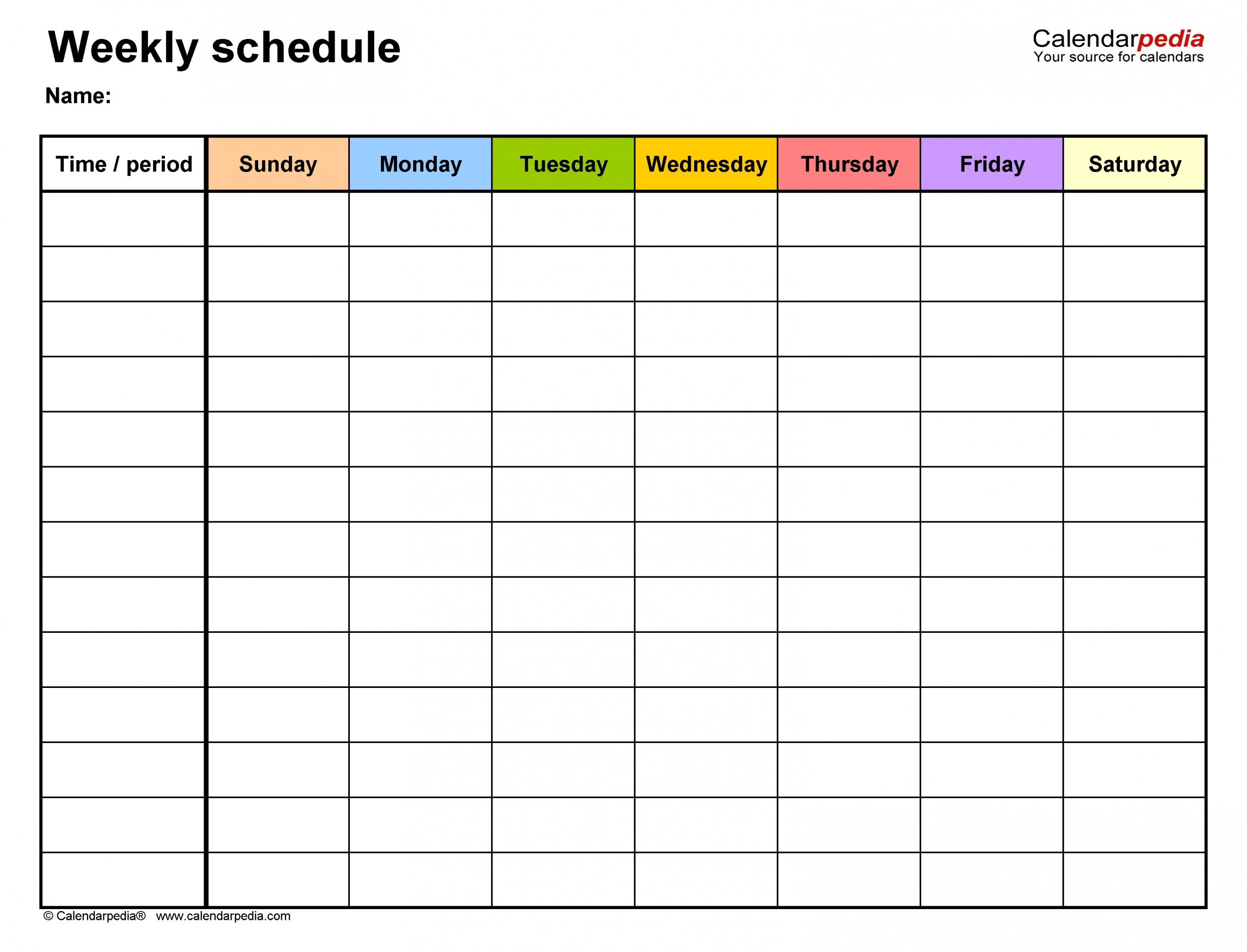 Collect Blank Work Week Calendar Printable Best Calendar Example