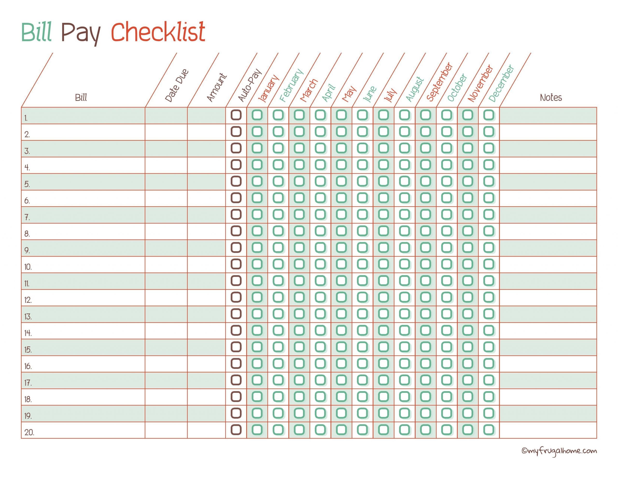 Fillable Monthly Bill Payment Worksheet Template Calendar Design Vrogue