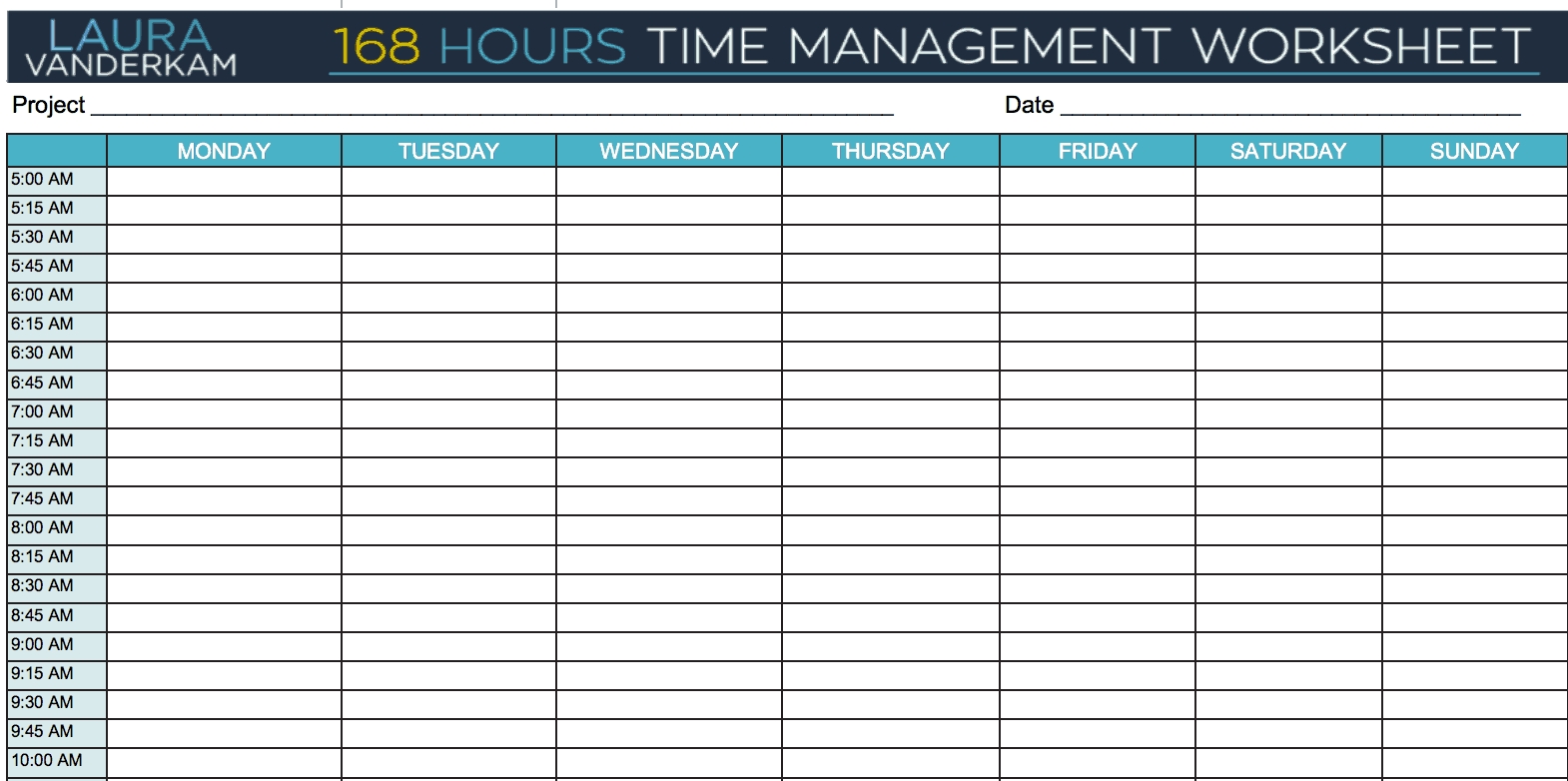 15 Minute Increment Log Best Calendar Example