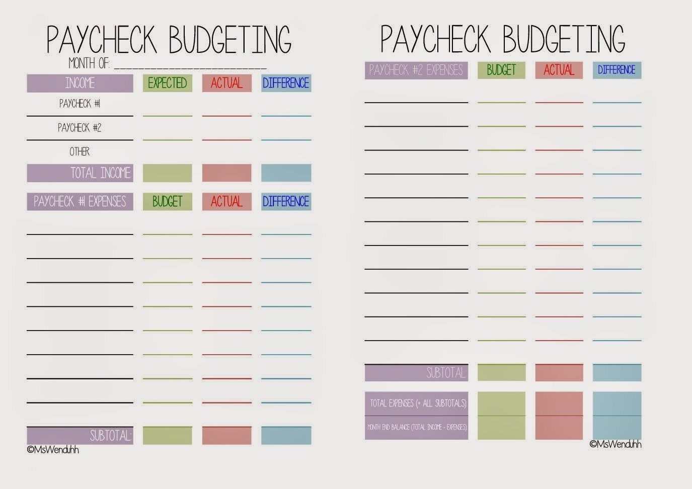 Free Printable Biweekly Bill Planner Best Calendar Example