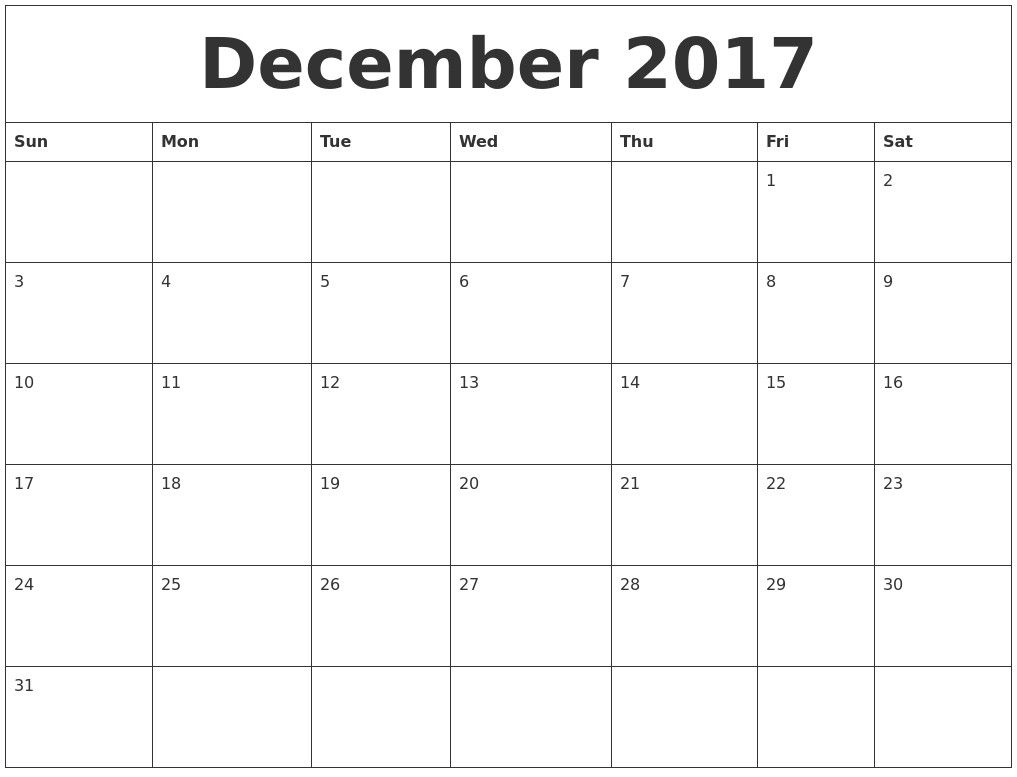 Free Printable Calendar With Big Boxes Best Calendar Example