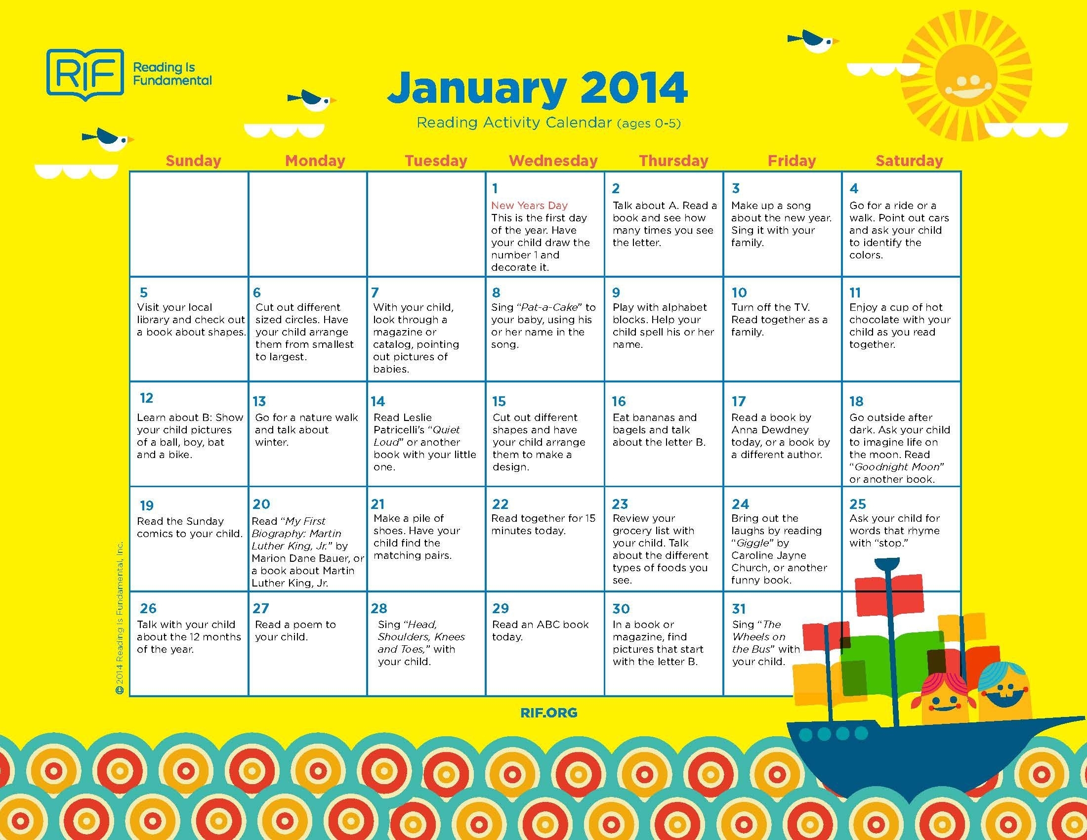 Free Monthly Activities Calendar Best Calendar Example