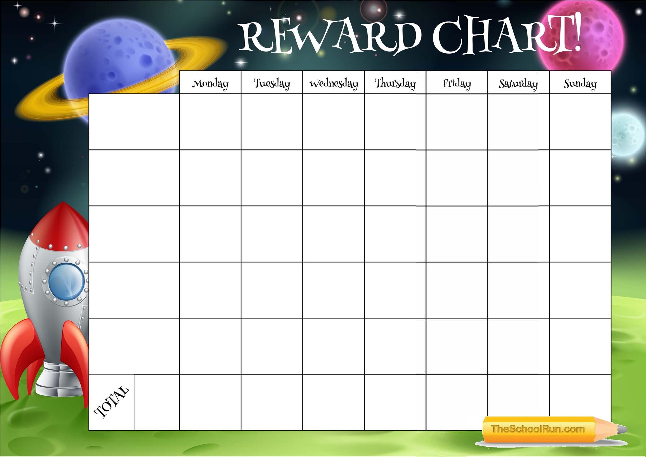 Star Charts To Print For Free Monday To Friday Best Calendar Example