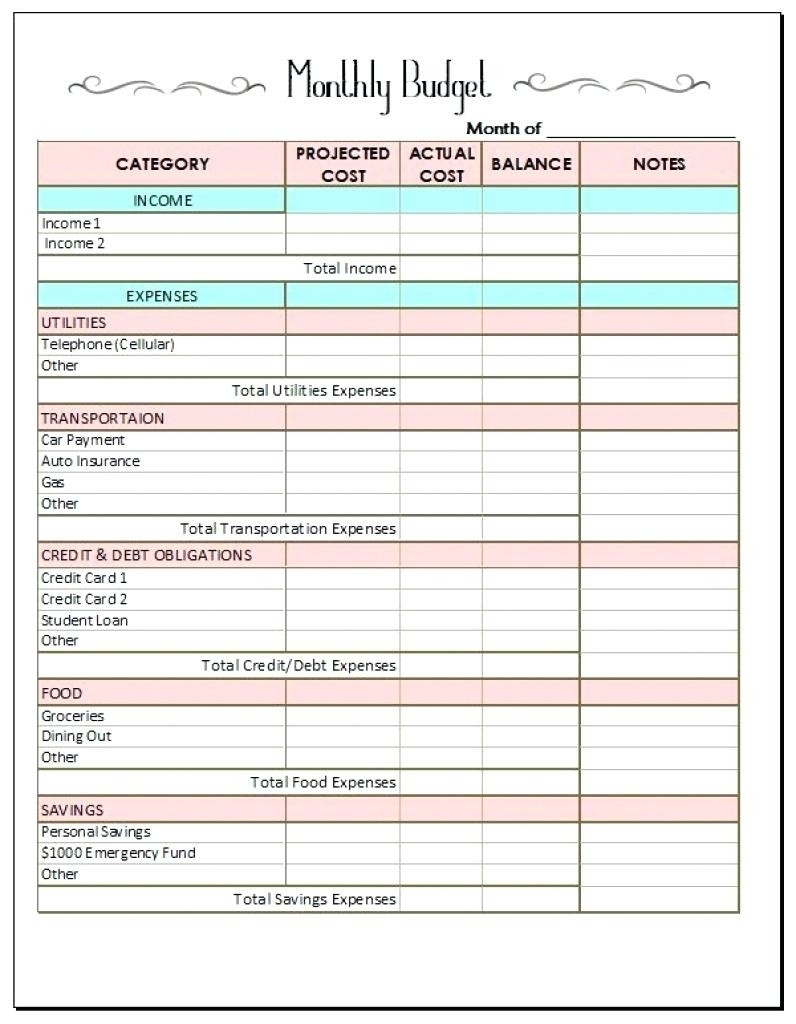 Pick Free Monthly Bill Payment Worksheet Best Calendar Example