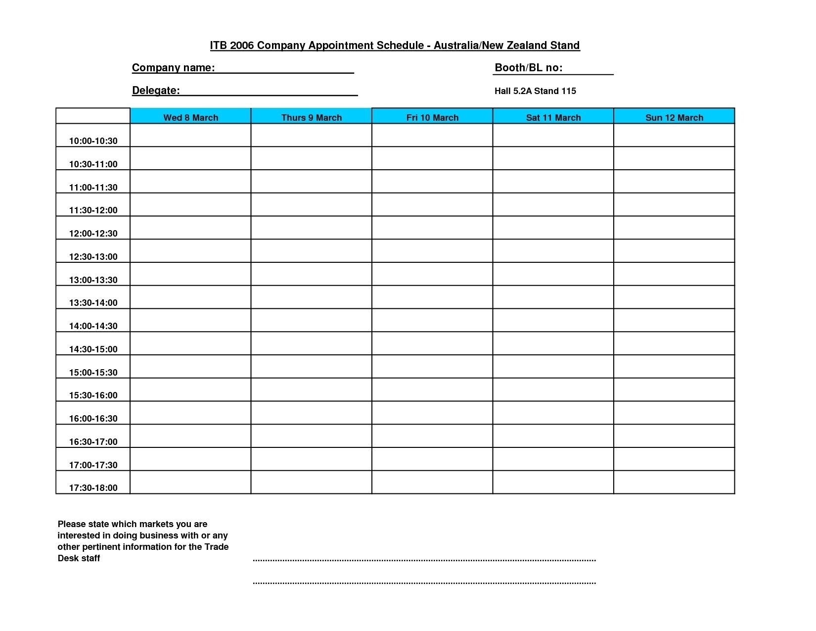 Catch How To Create Time Slots In Excel Best Calendar Example