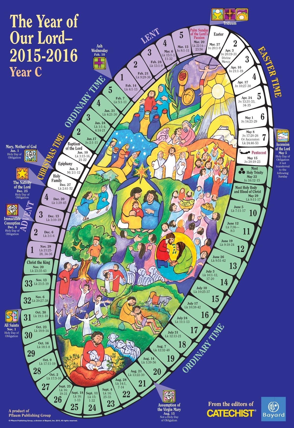 Pick Printable Lectionary Calendar Best Calendar Example