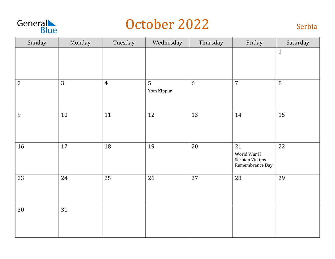 Collect October 2022 Holiday Calendar Best Calendar Example